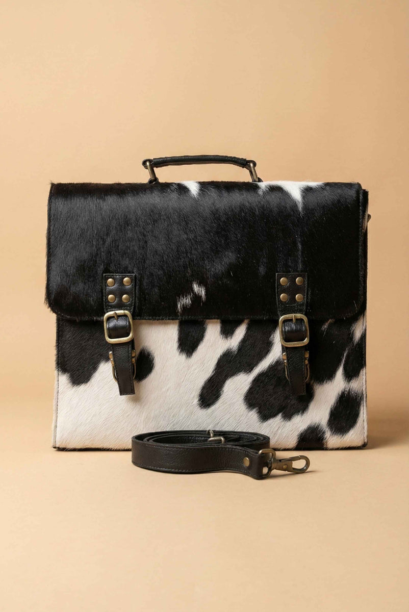 Cowhide Leather Laptop Bag - Luxury For Professionals – L' Art of Leather